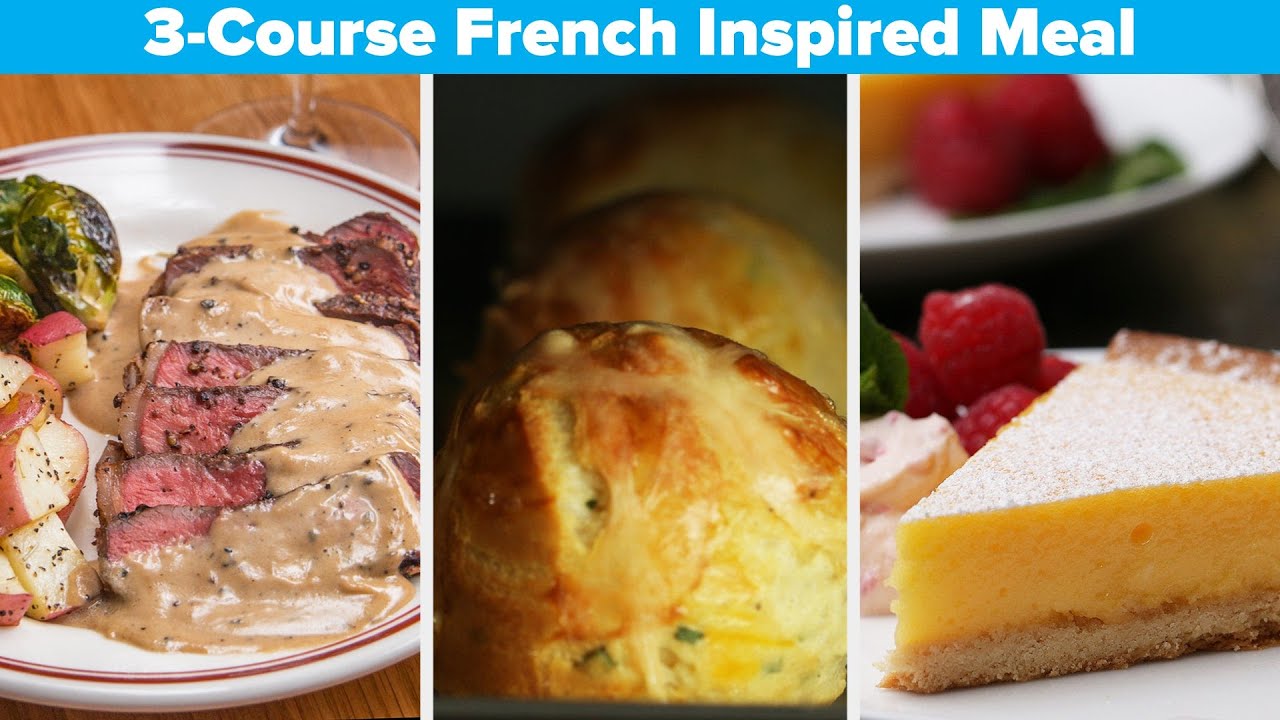 3-Course French Inspired Meal - Bing Chef - The Art of Cooking