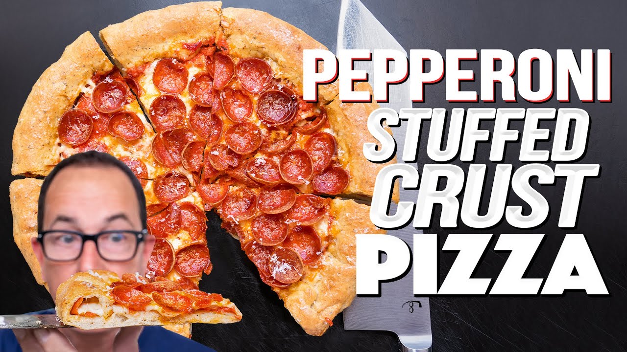 MAKING THE ULTIMATE PEPPERONI STUFFED CRUST PIZZA AT HOME | SAM THE ...