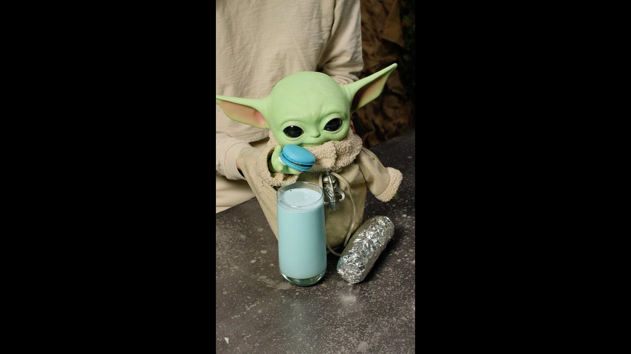 Grogu's Blue Cookies from The MANDALORIAN - Bing Chef - The Art of Cooking