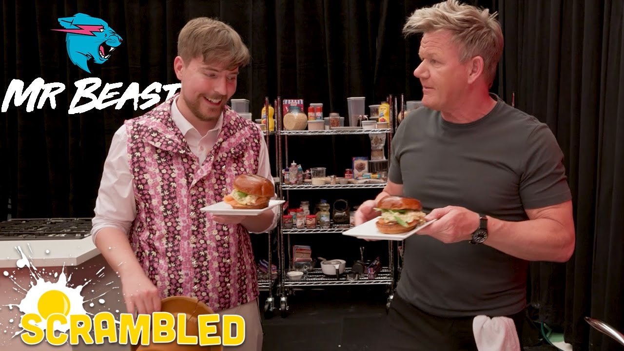 The Gordon Ramsay Sandwich That Made MrBeast Shave His Head | Scrambled ...