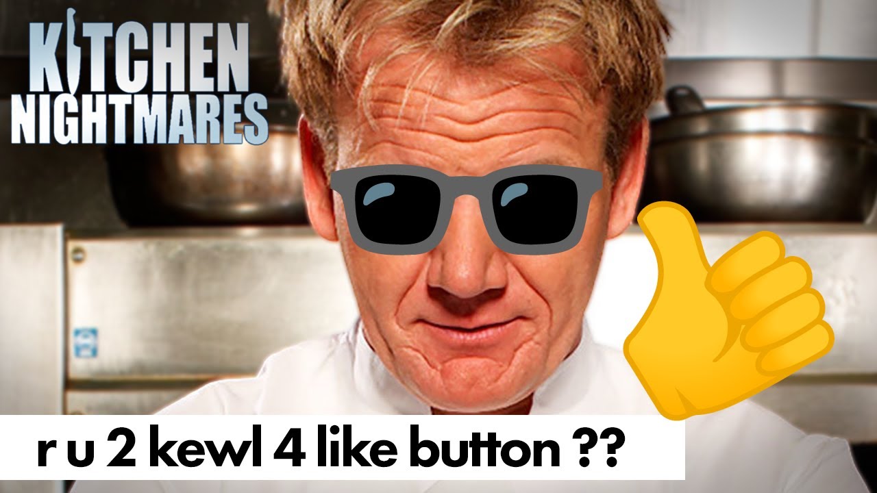 hit the like button for a special animation | Kitchen Nightmares ...
