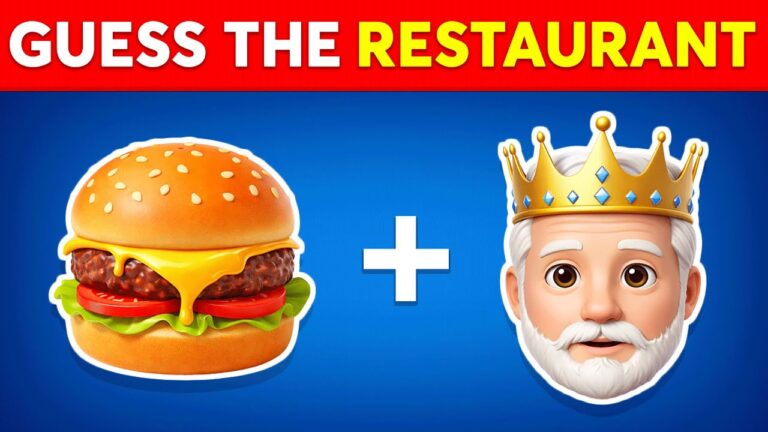 Guess the Fast Food Restaurant by Emoji 🍔🎯 Emoji Quiz Challenge 2026 ...