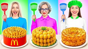 Me vs Grandma Cooking Challenge | Fantastic Kitchen Battle by Multi DO ...