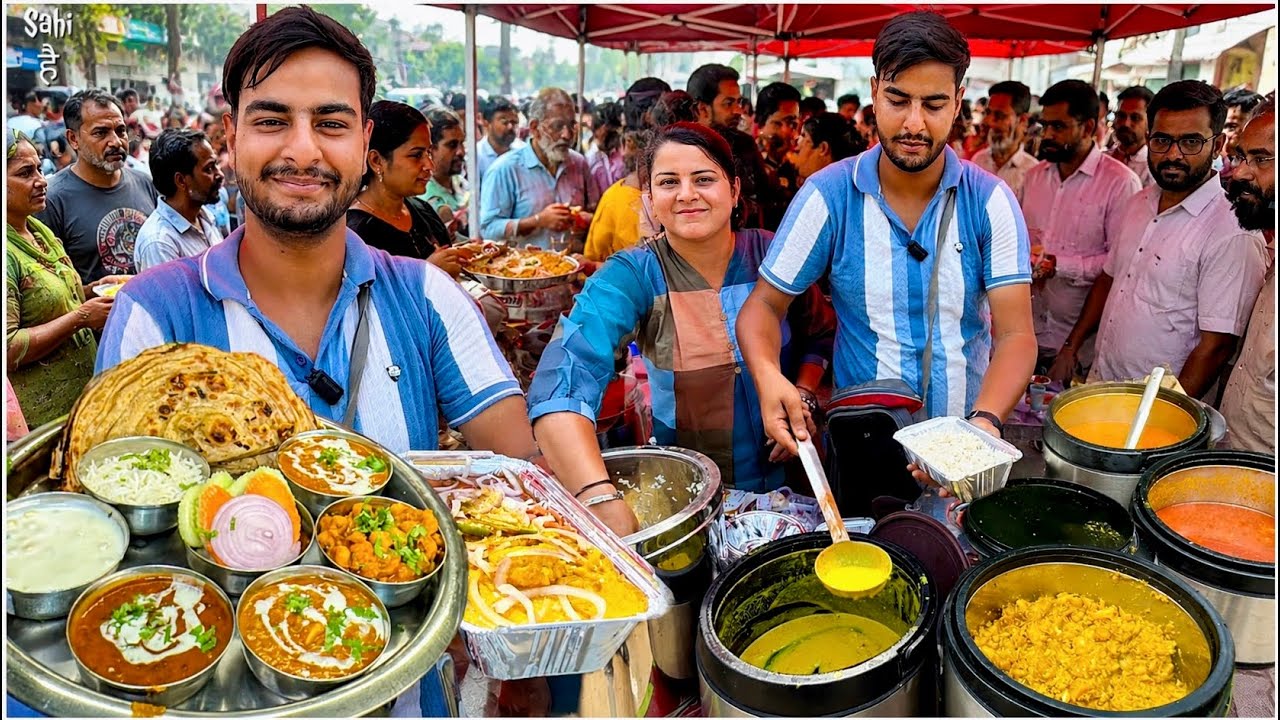 Sirf 2 घंटे Open 😍 Maa-Bete ki FIRST CLASS Ghar Wali Thali | Street ...